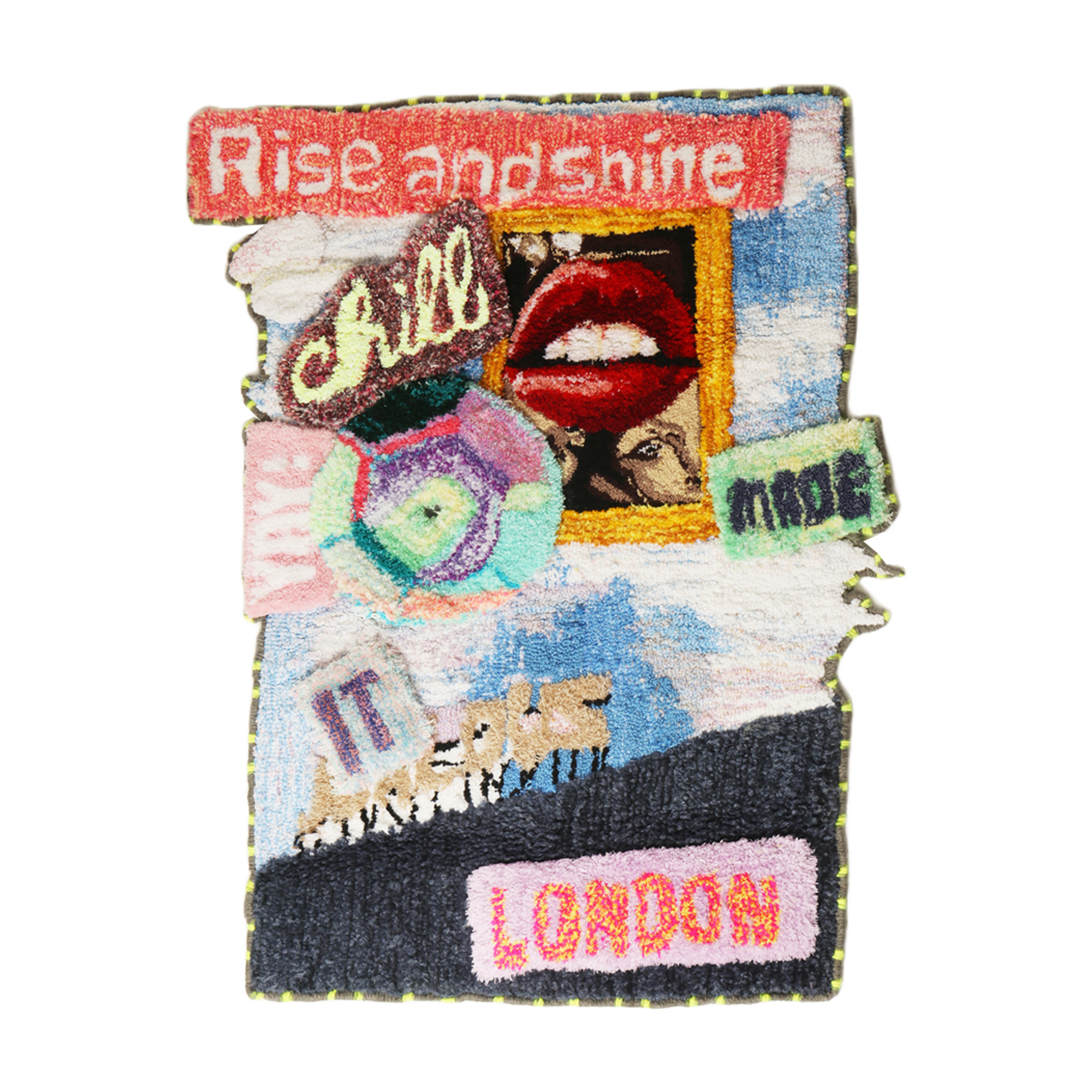 Tufted art ~ unique content | RISE 'N SHINE – Brick&Bobbin